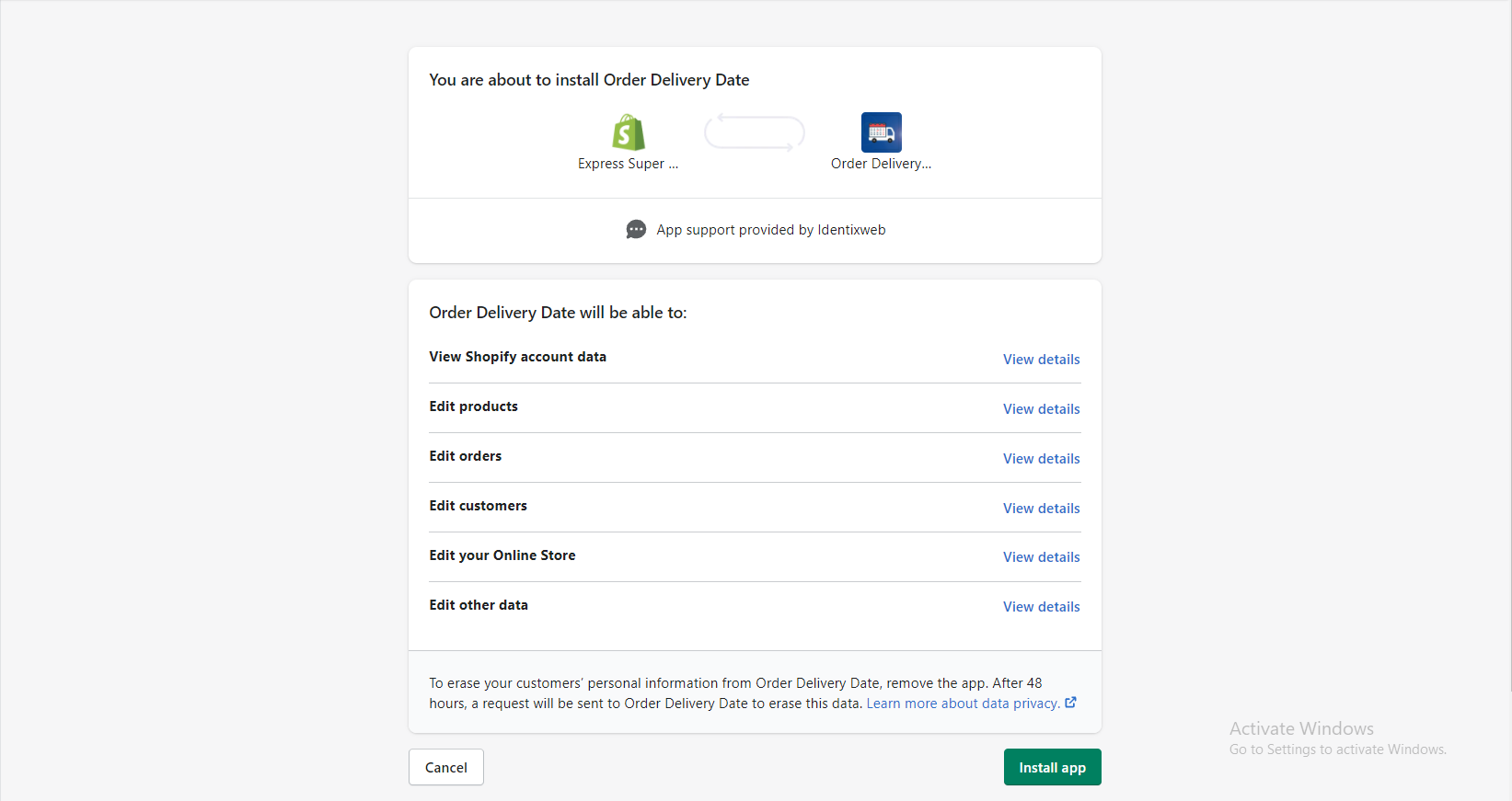 A complete guide on getting started with Order Delivery Date app