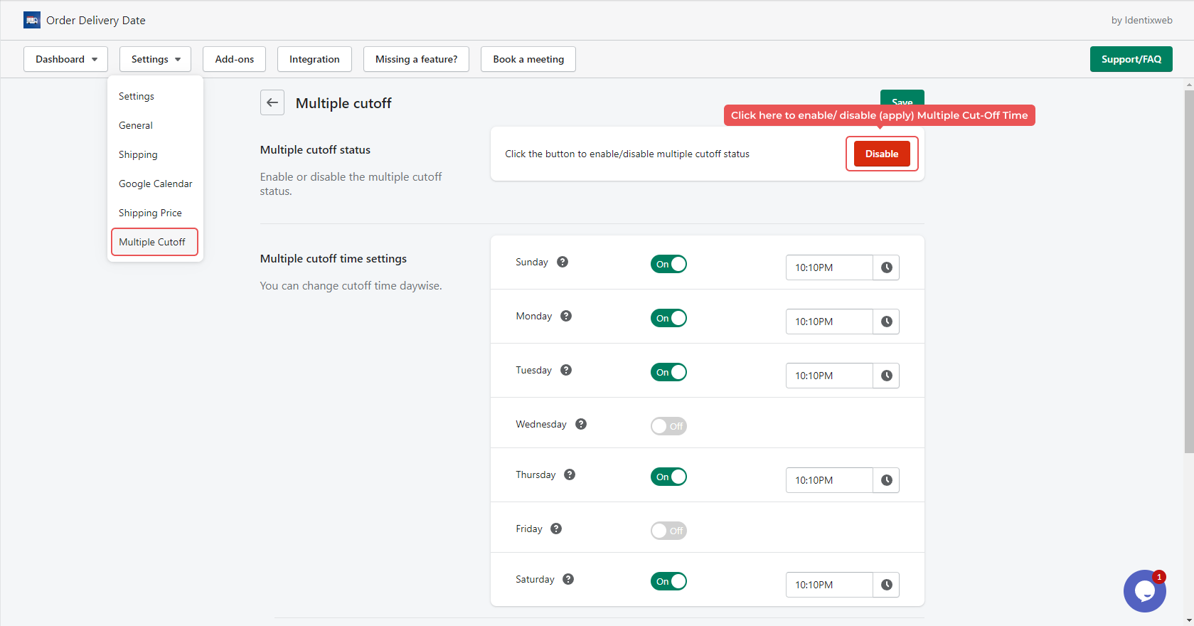 Multiple Cut Off Time Order Delivery Date App Identixweb Multiple Cut Off Time Order Delivery Date App Identixweb