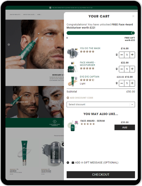 Best Shopify Upsell App - iCart Cart Drawer Cart Upsell