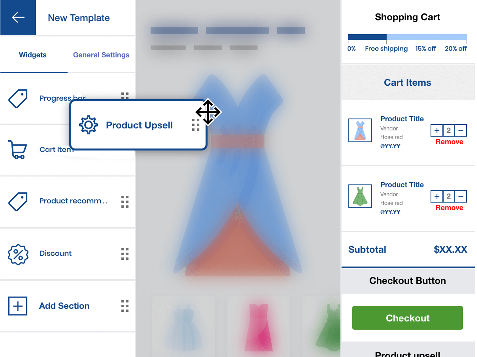 iCart Cart Drawer Cart Upsell [Shopify App] - iDentixweb