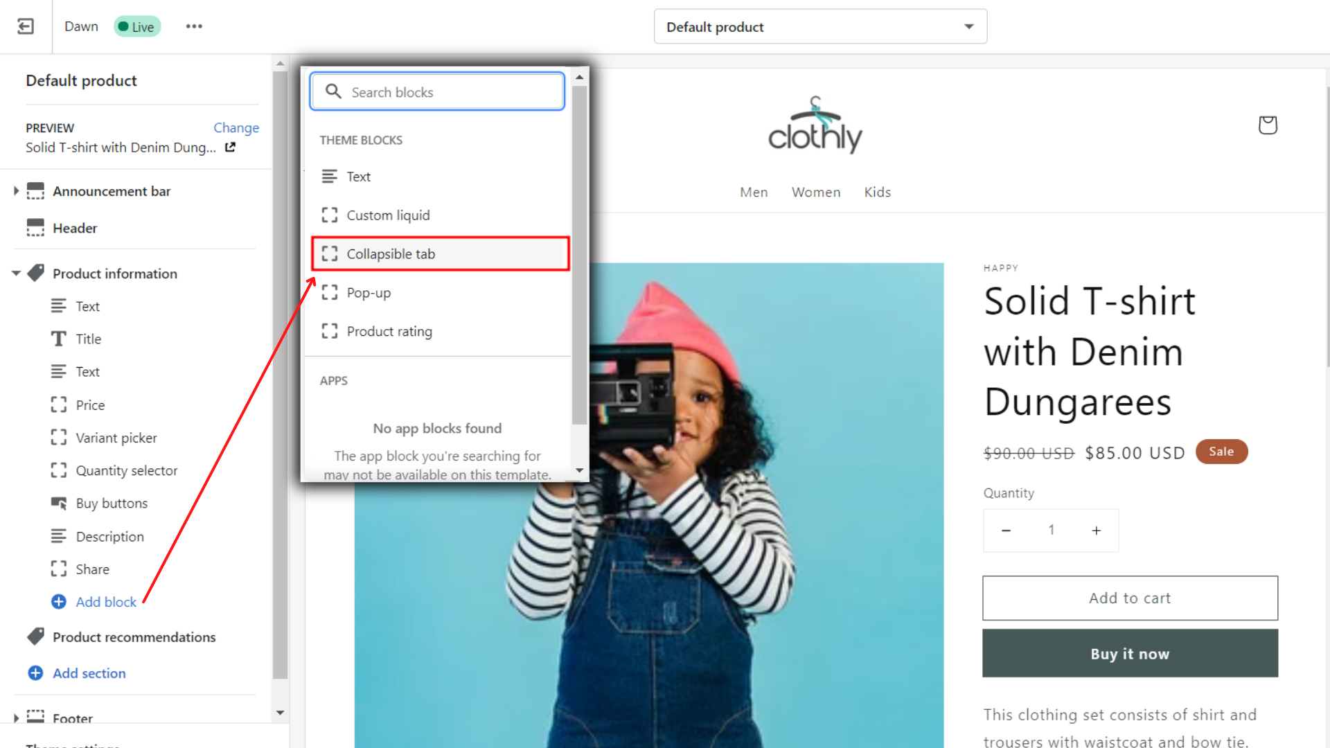 Shopify Accordion How To Display Image In Collapsible Tab
