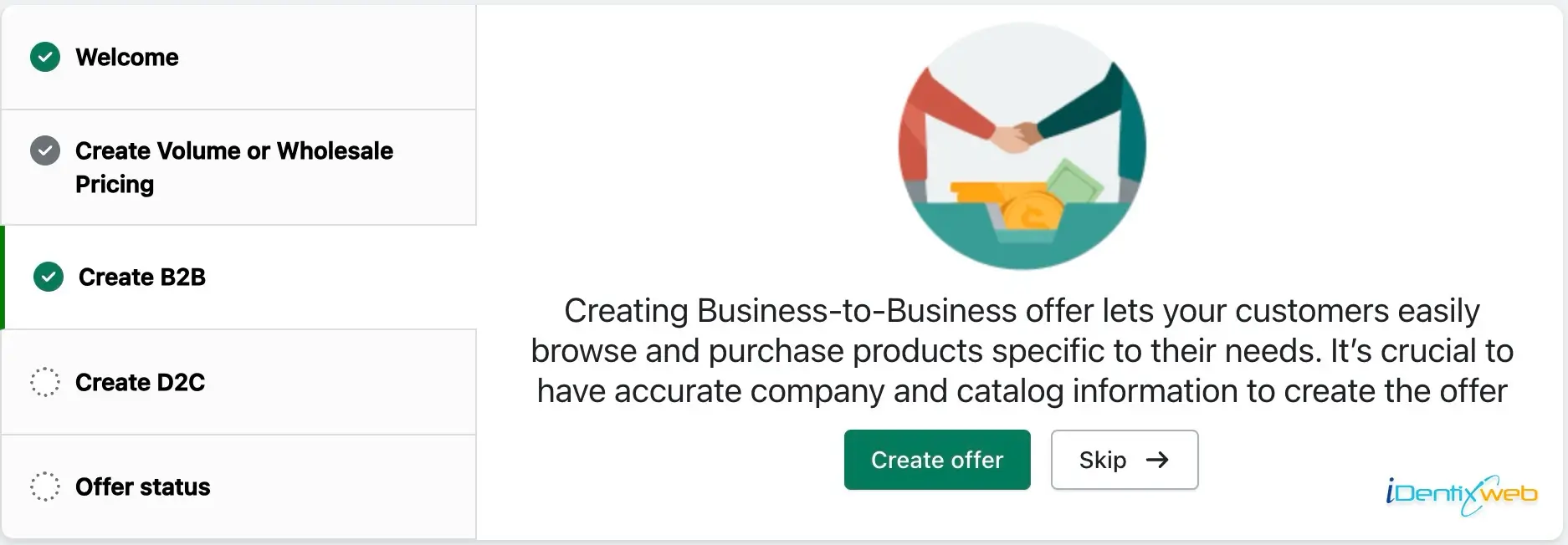 Wholesale Hero & B2B Pricing Onboarding - Identixweb